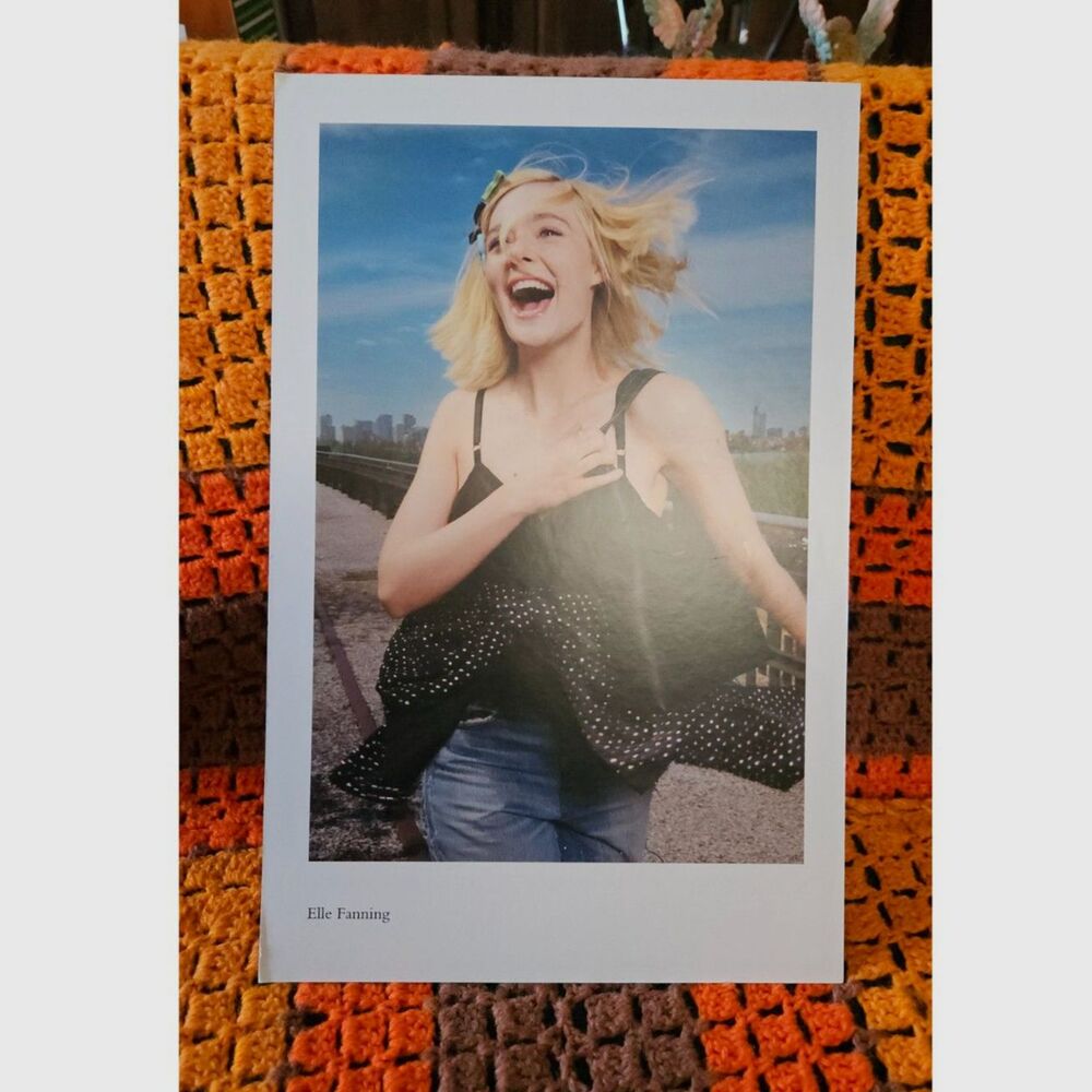 Coach - Elle Fanning Print Ad Campaign Poster 11" X 1… - Gem